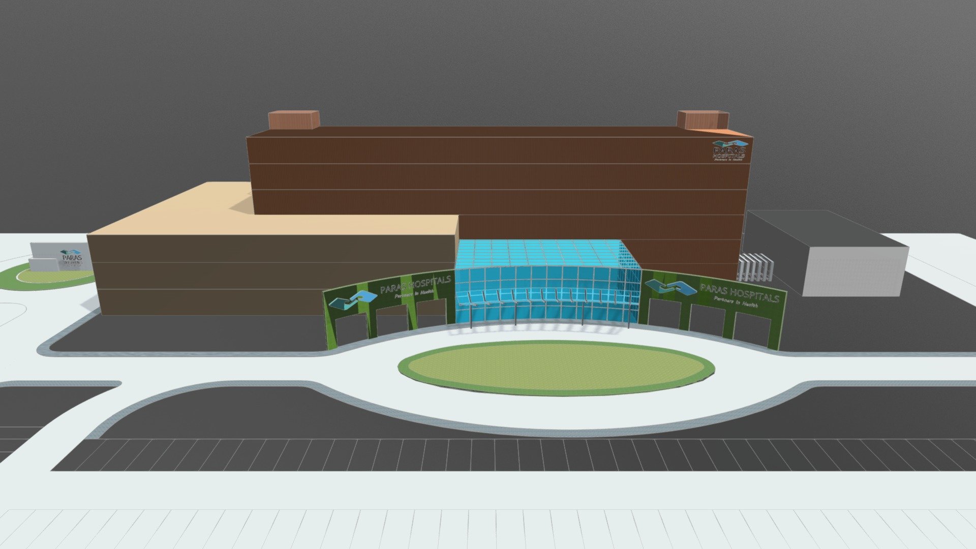 PARAS HOSPITALS , RANCHI - 3D model by RSMS ARCHITECTS (@Ar.Avinash ...