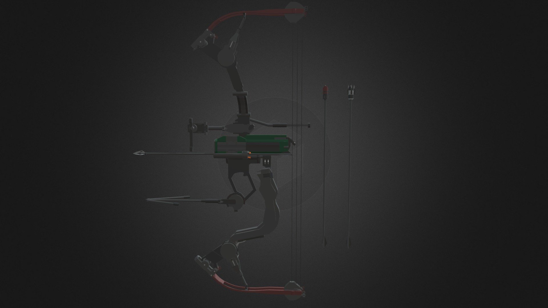 Predator Bow - 3D model by Shizik_Stas [5996d91] - Sketchfab