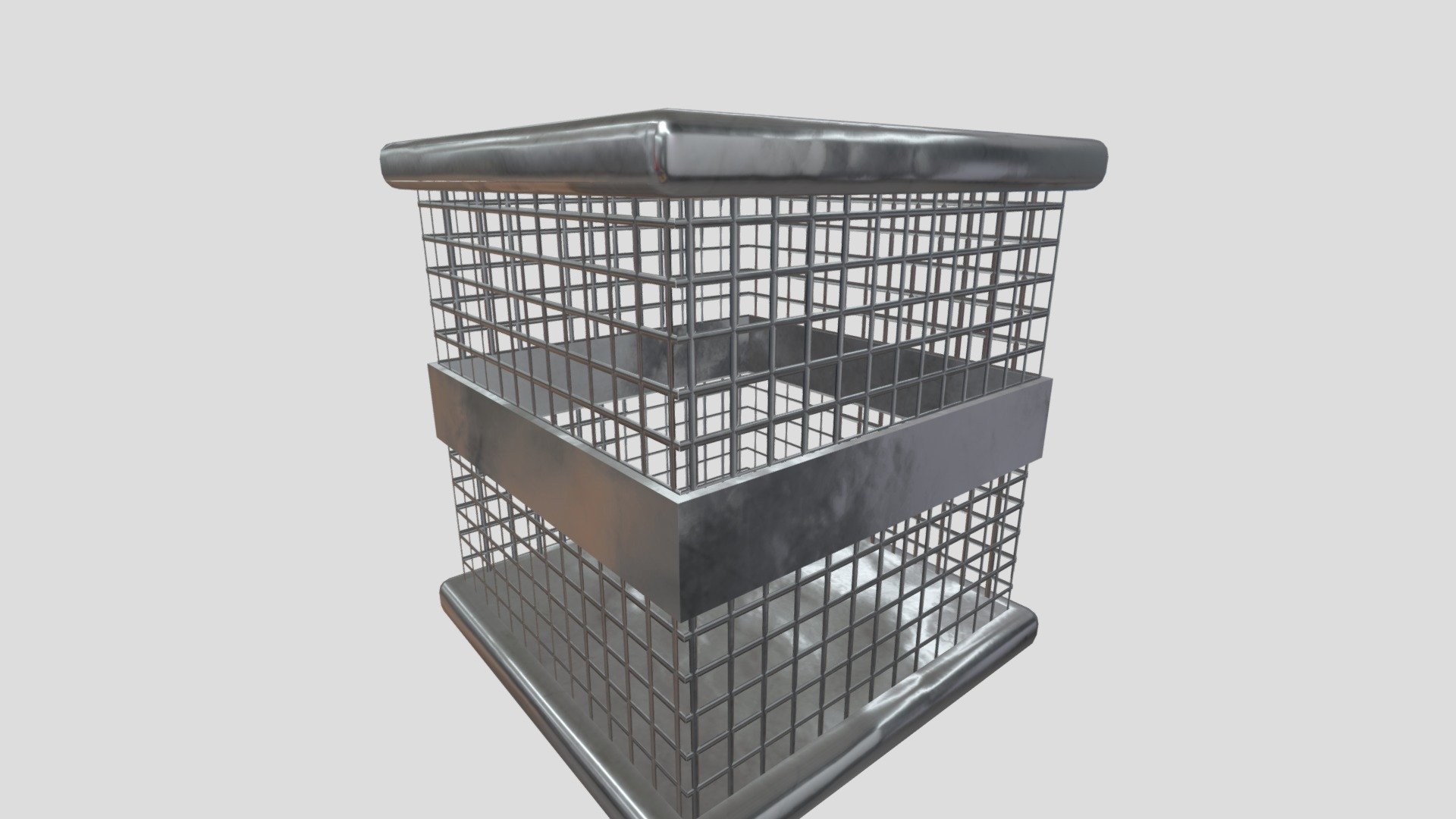 Metal Cage - Download Free 3D model by dampededits [59977ea] - Sketchfab