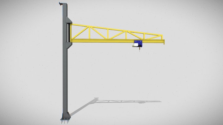 Jib-crane 3D models - Sketchfab
