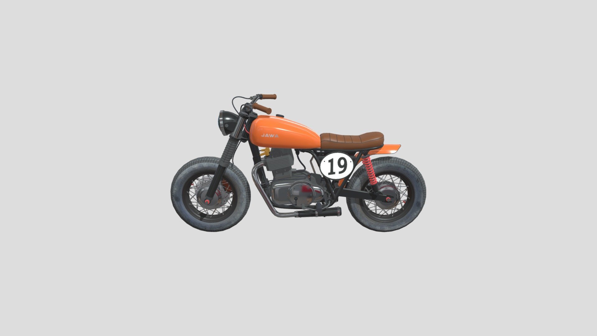 Jawa Bike - 3D model by Stone123 [599856f] - Sketchfab