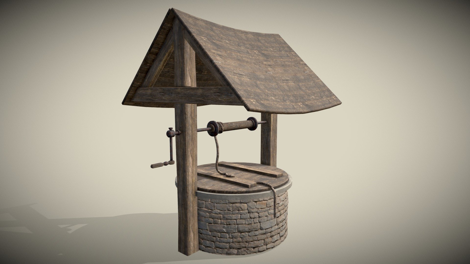 Old Wishing Well - 3D model by Alexander Patterson (@adpatt) [5999bb3 ...