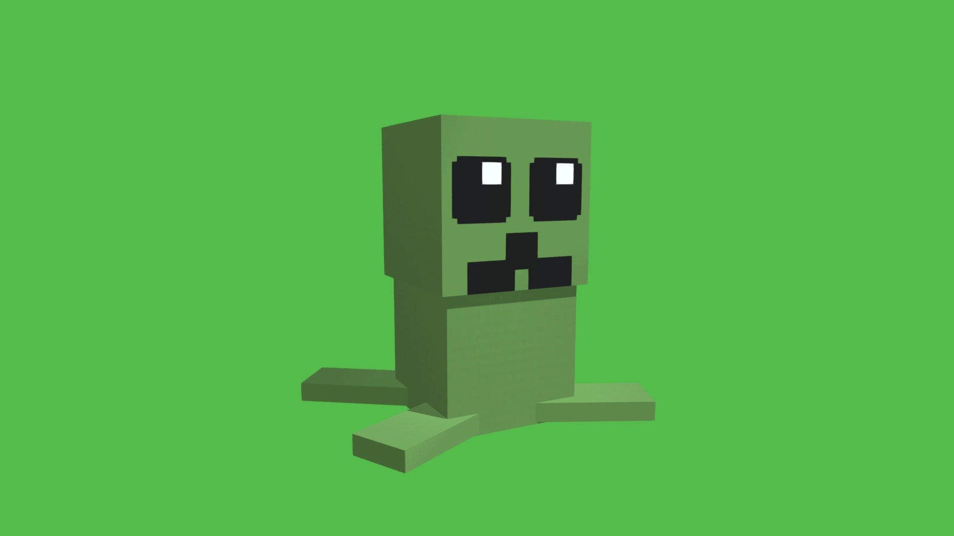 creeper plush! - 3D model by Moss98118 [599a116] - Sketchfab