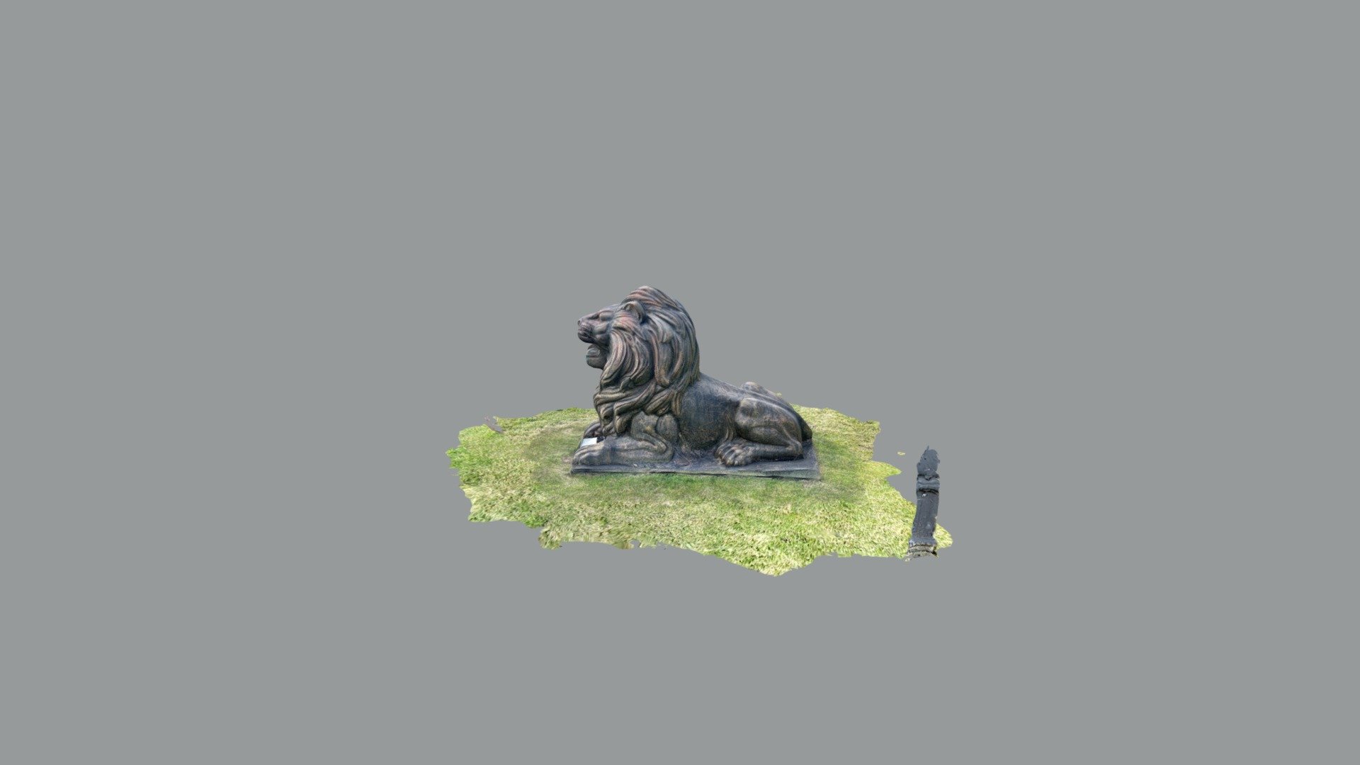 Lion statue - Download Free 3D model by imagineer (@imagineerconsulting ...