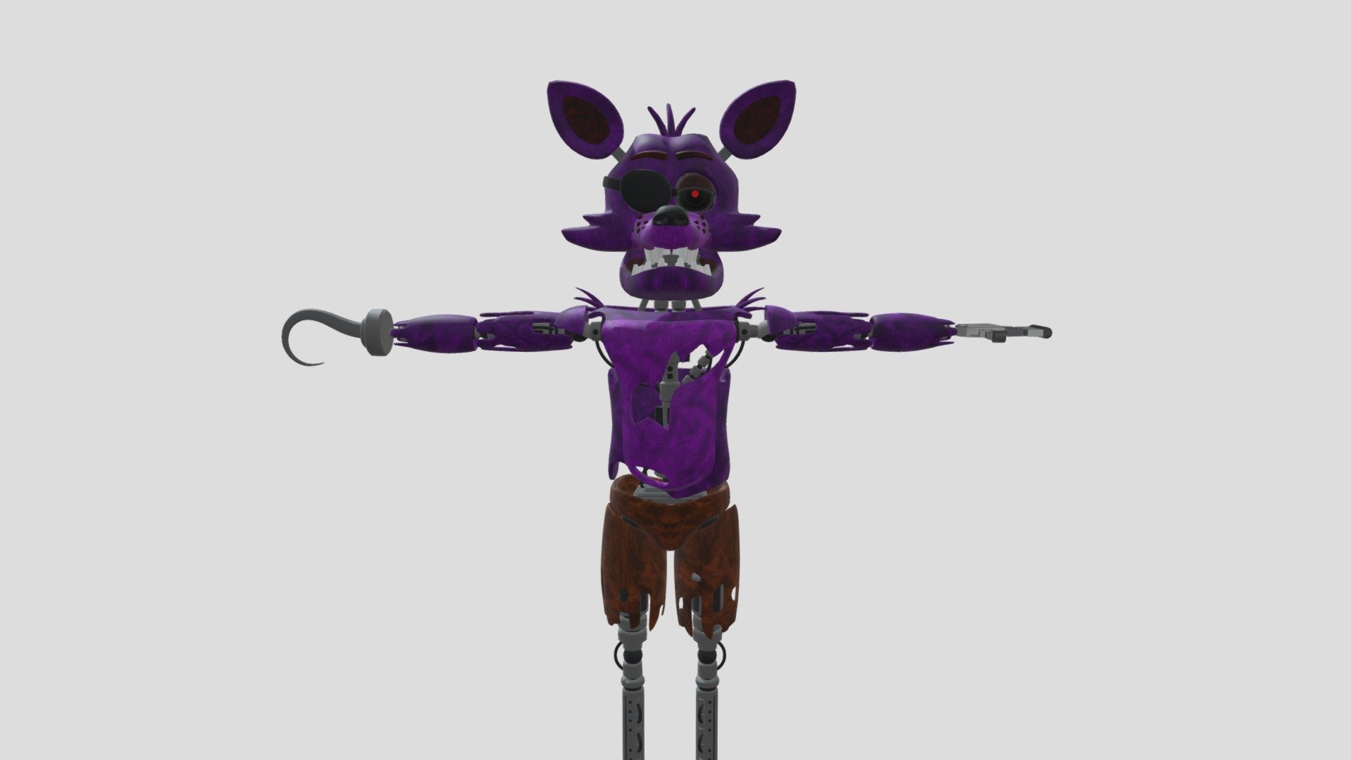 Shadow Foxy Remake angry - Download Free 3D model by dwall8611 [599c1e1 ...