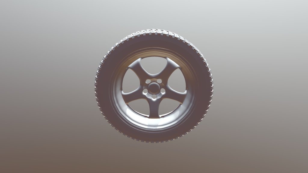 Tyre + Rim - 3D model by fr0stieee [599f2db] - Sketchfab