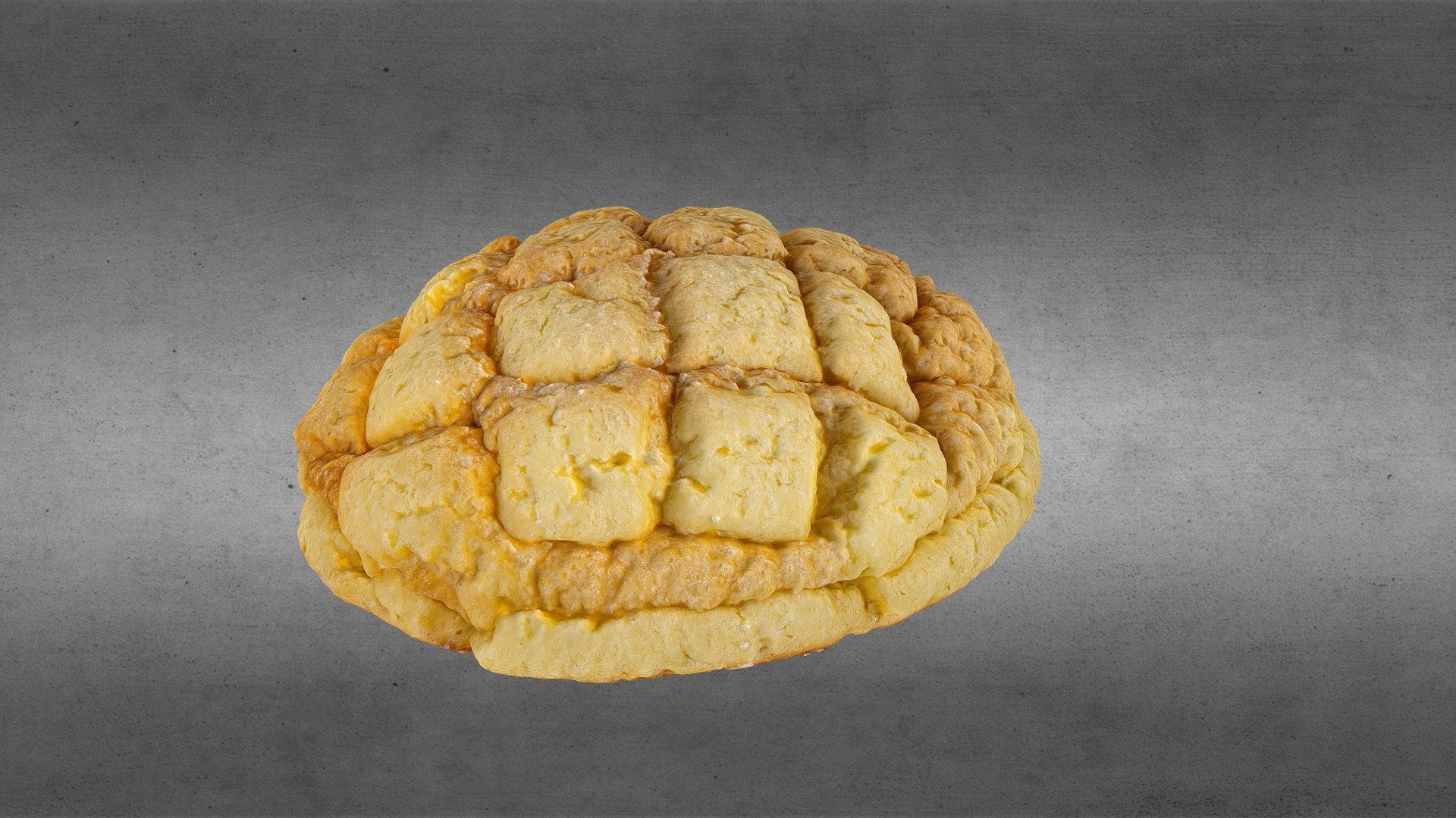 melon bread - Download Free 3D model by KEN_JP [59a44ee] - Sketchfab