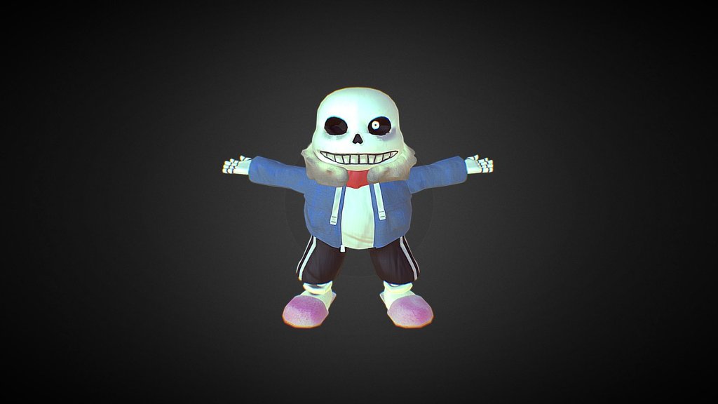 Sans - 3D model by mrcheckpoint [59a4c7c] - Sketchfab