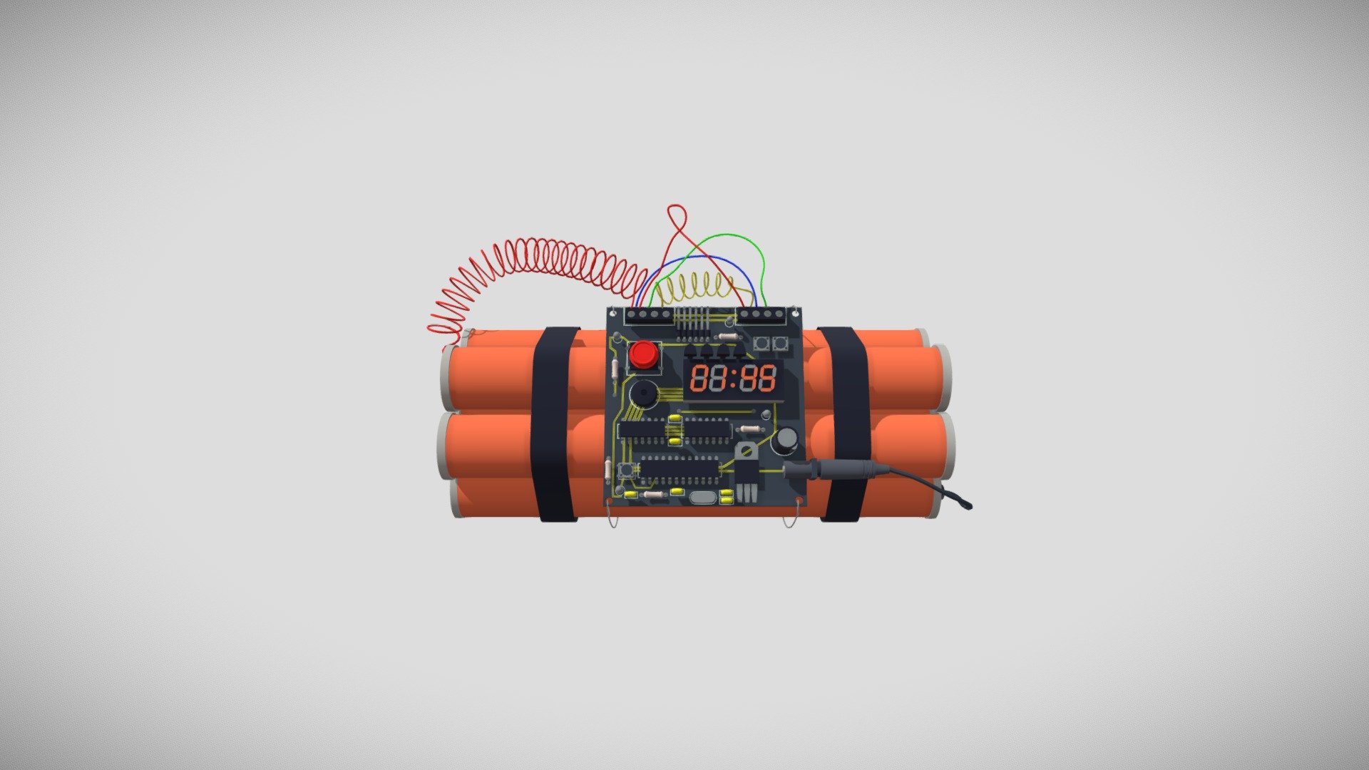 bomb - 3D model by kotobelka11 [59a4dca] - Sketchfab