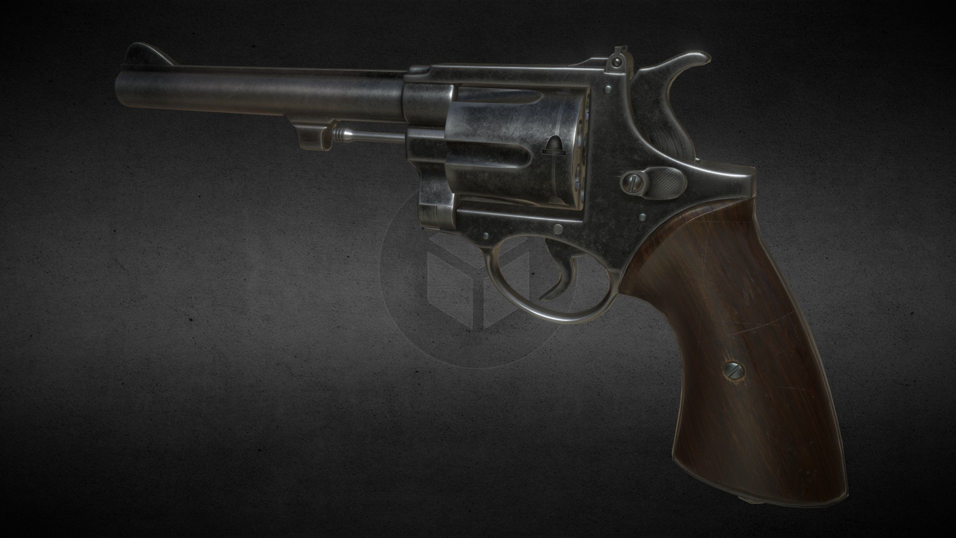 Sheriff_Gun_v02 - 3D model by leonik88 [59a6b4a] - Sketchfab