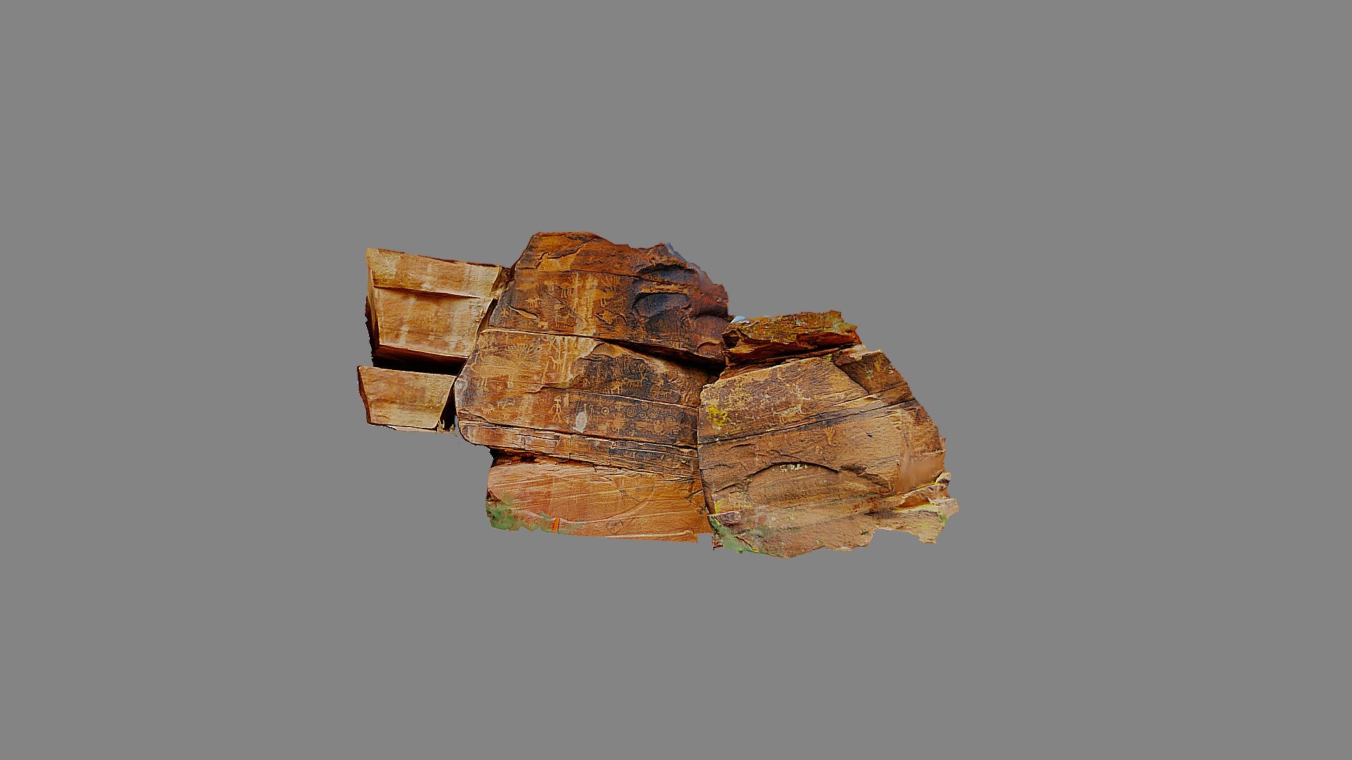 YCAAS_RTD4 Ungulate Panel - 3D model by DigitalPetroglyphArchiveYCAAS ...