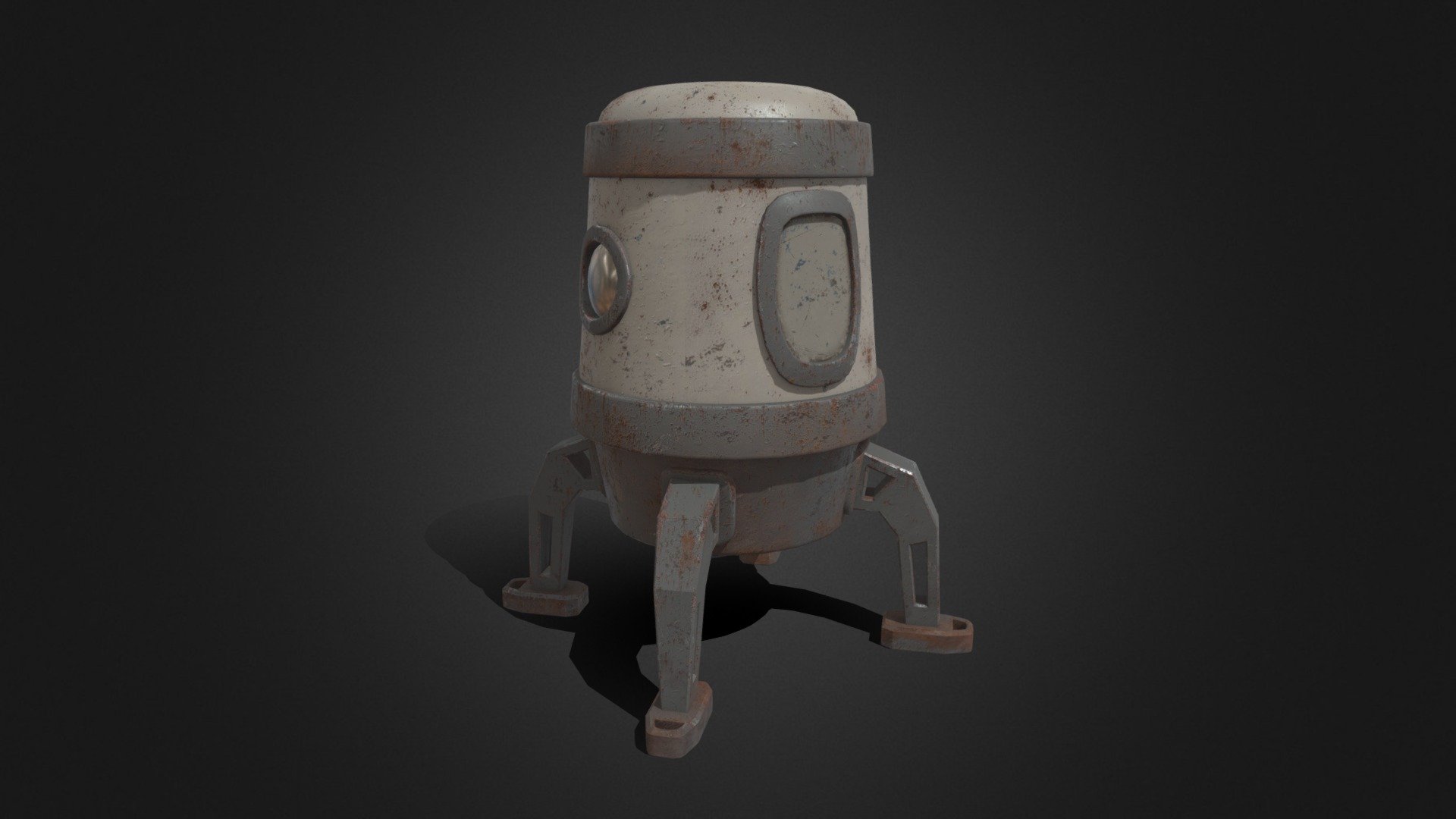 Simple Stylized Landing Module - 3D model by Art-Teeves [59ab3bf ...