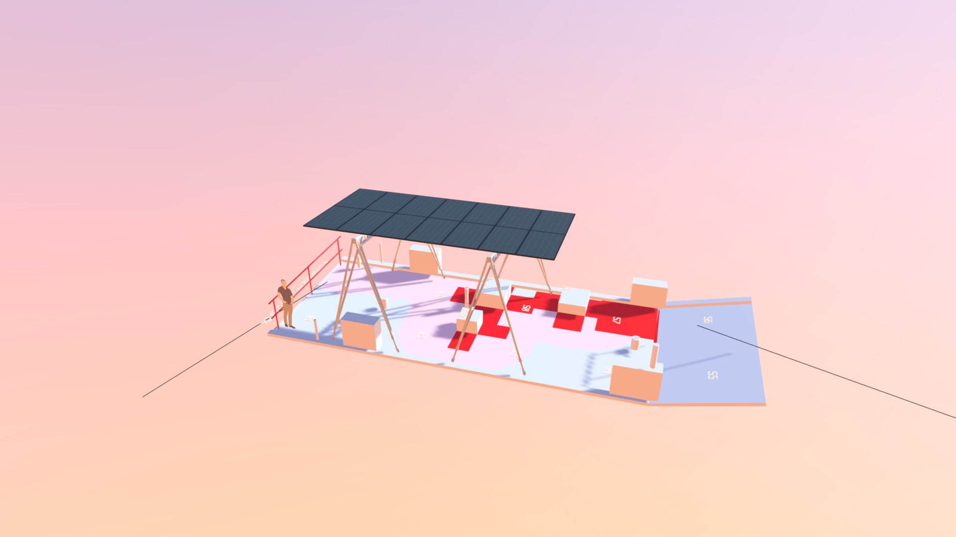 961 Bushwick Ave 14 Mod Canopy REC - 3D model by brooklynsolarworks [59ab5ff] - Sketchfab