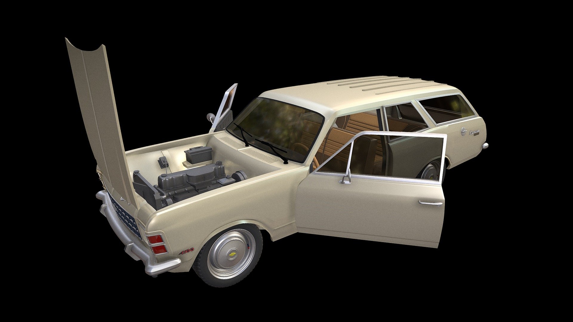 Chevrolet Caravan 1979 (READ THE DESCRIPTION!) - Download Free 3D model ...