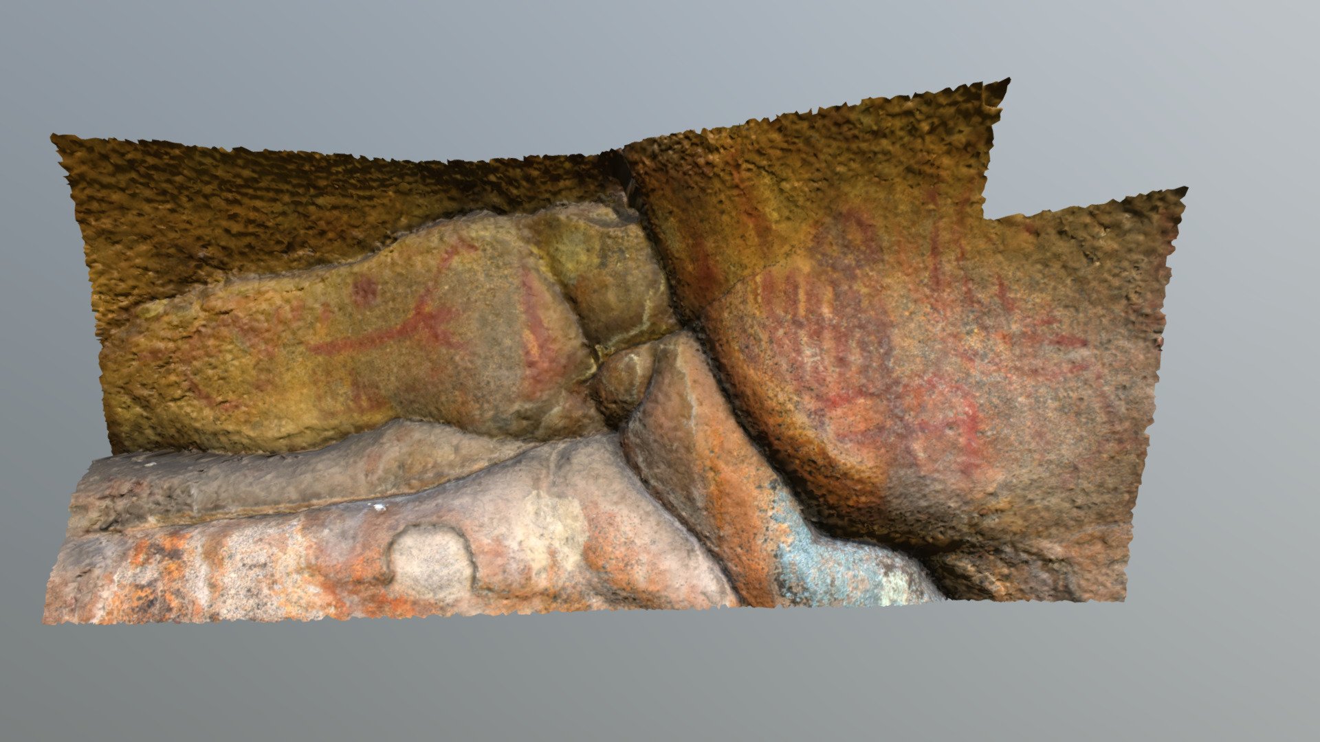 Petroglyphs (Karatal river) - 3D model by Mikhail Antonov (@xeofox ...