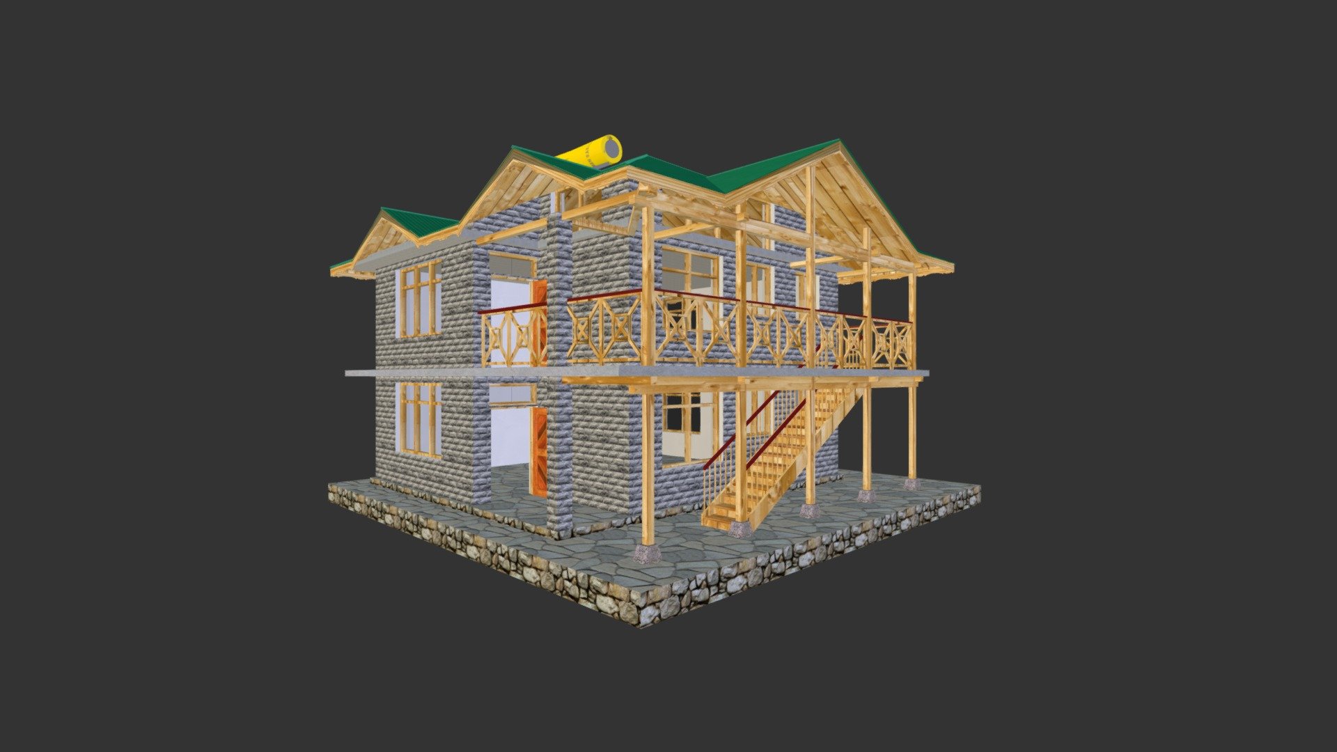 Desi Building - 3D model by Francesco Coldesina (@topfrank2013 ...