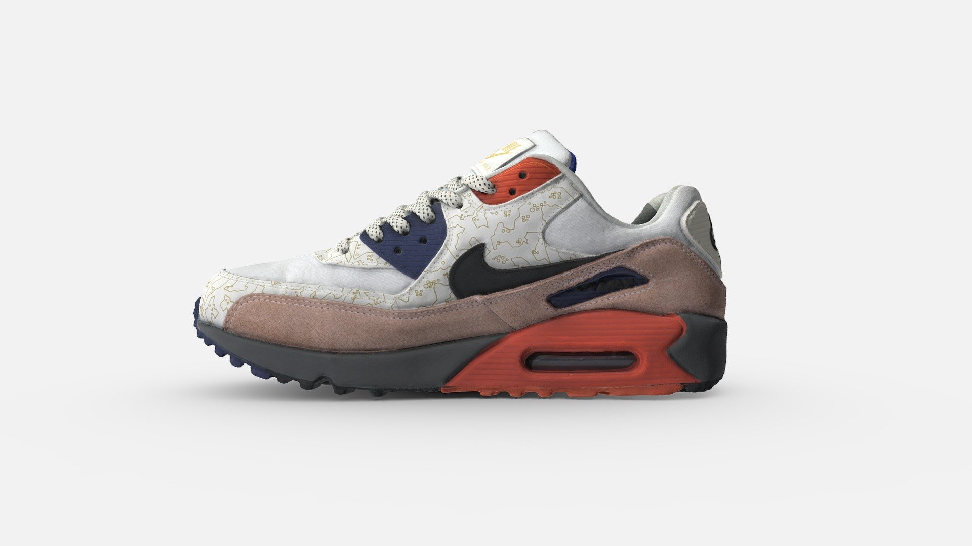 Nike Air Max Sneaker Detailing for Sneaker - 3D model by Incredimate ...