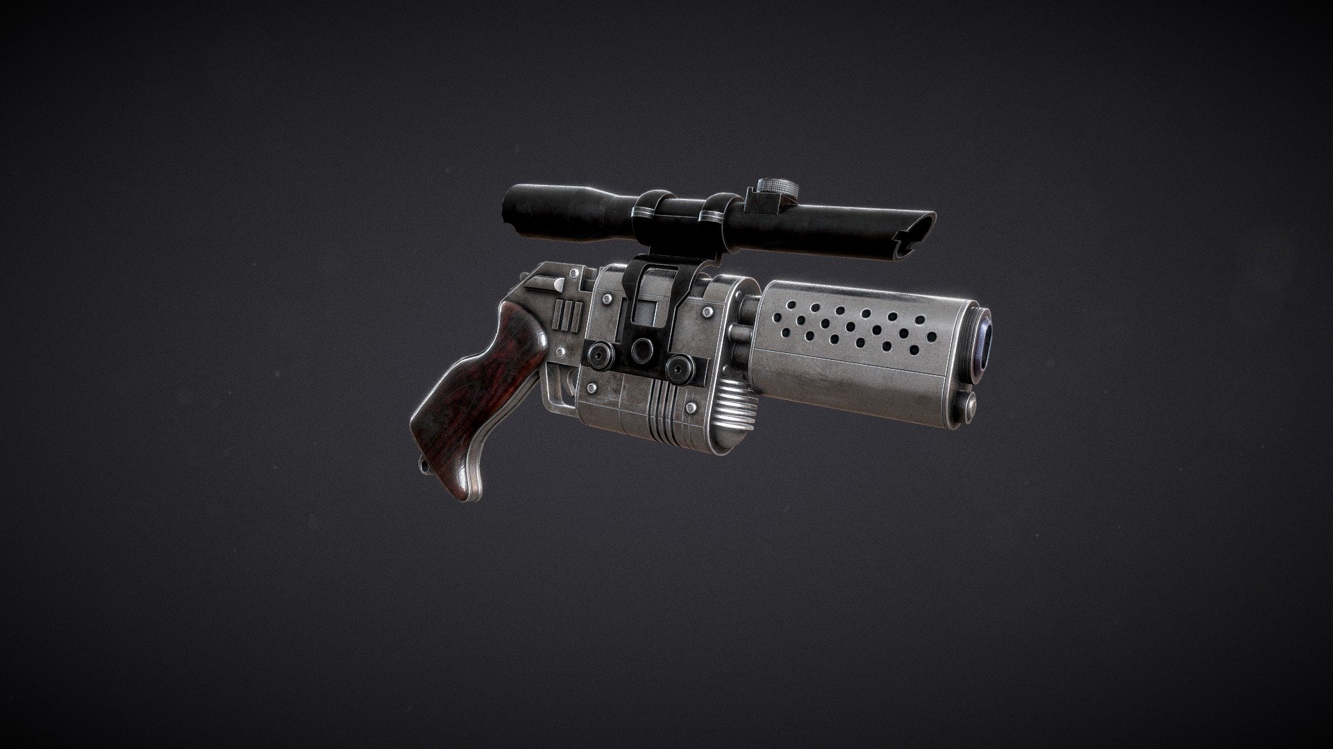 NN-14 modified blaster pistol - 3D model by Remi (@dreamleech) [59b0d10 ...