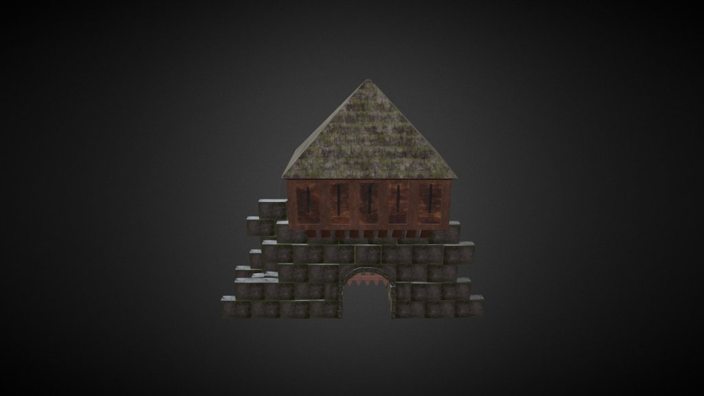 Gatehouse Ruin - 3D model by Länsman (@Lansman) [59b394b] - Sketchfab