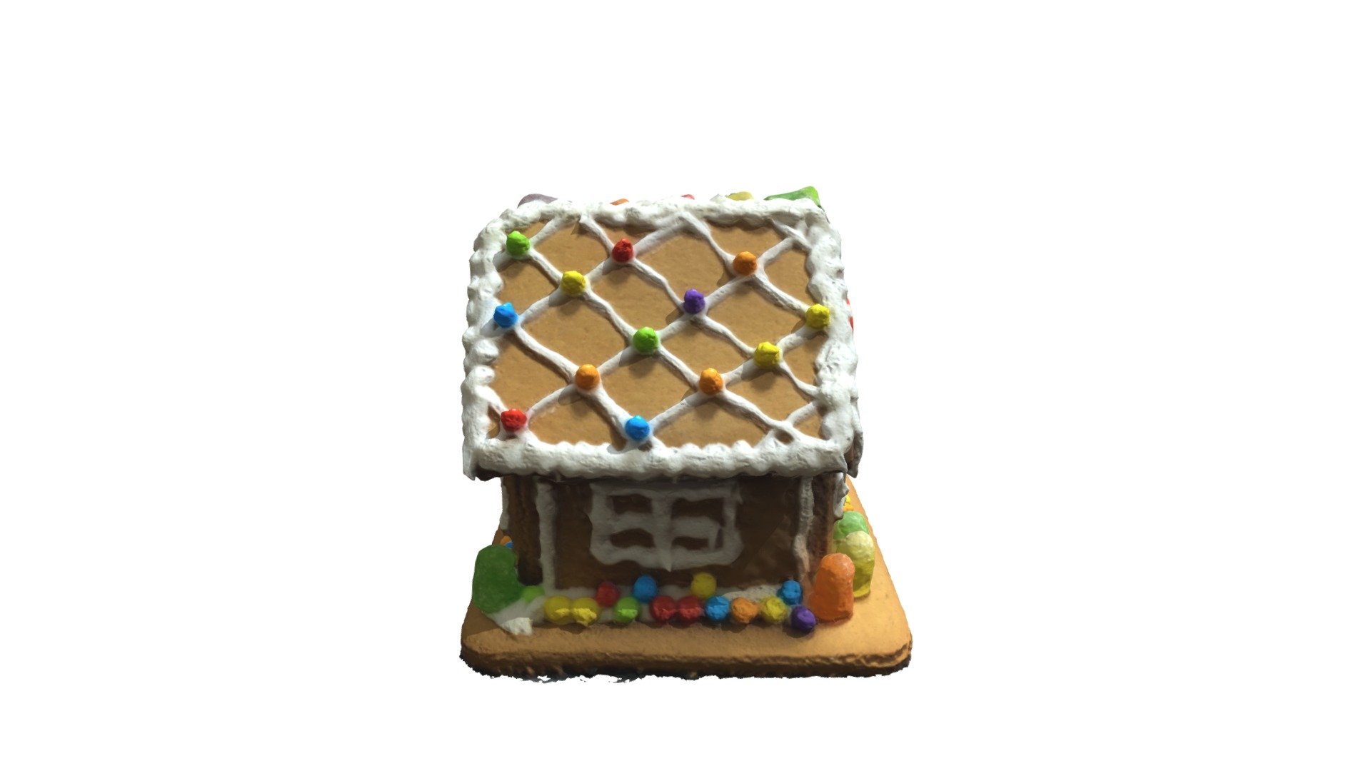 Gingerbread House Scan - 3D model by mateolinares [59b490f] - Sketchfab