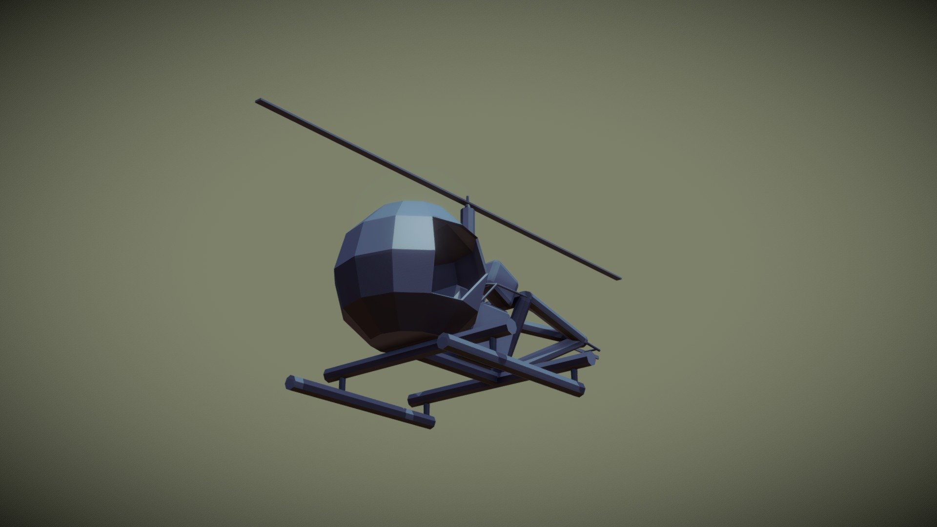 Simple Heli - Download Free 3D model by sucholudek [59b5938] - Sketchfab