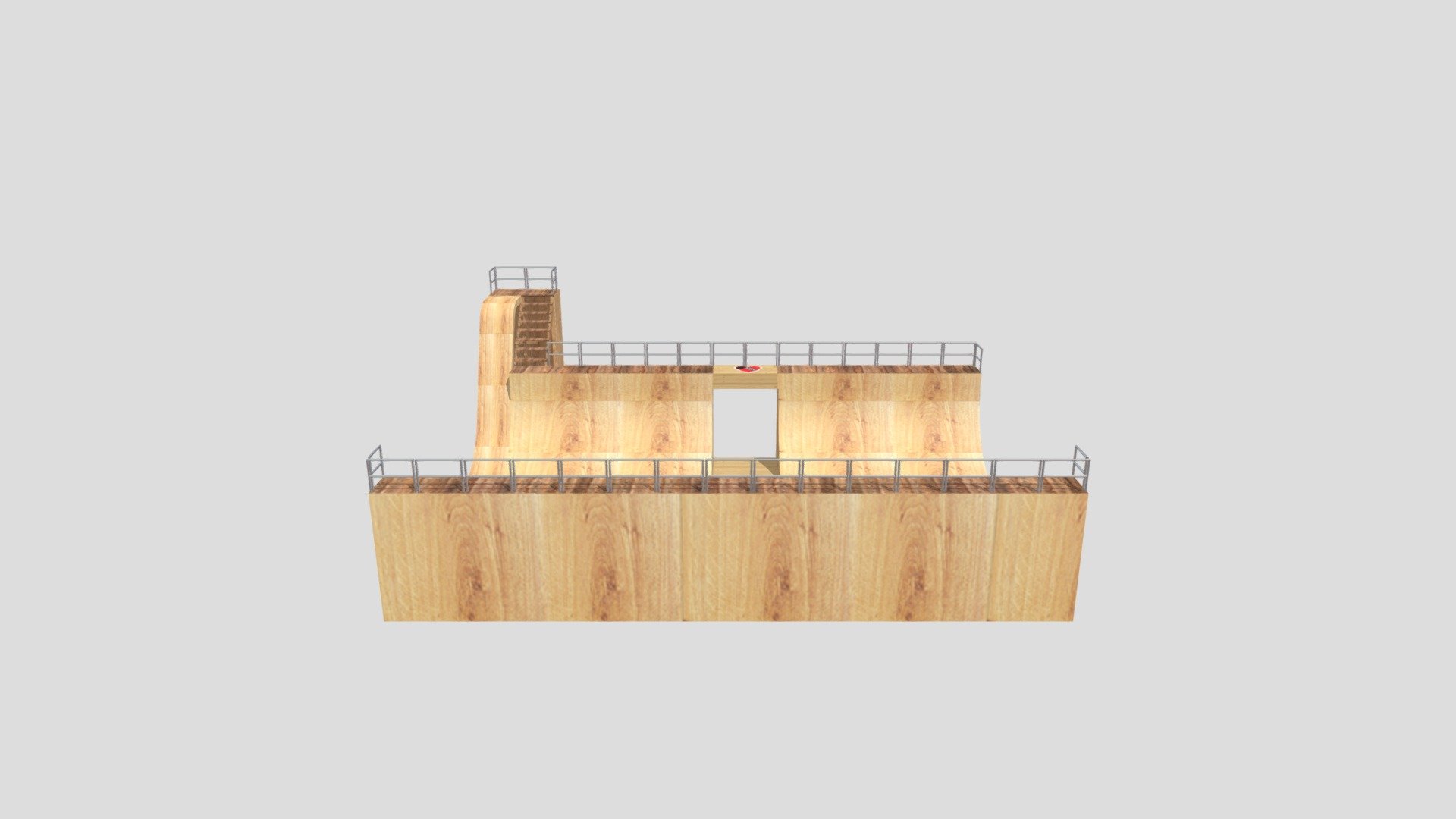 hawk ramp textured - Download Free 3D model by TheronH [59b5c4c ...