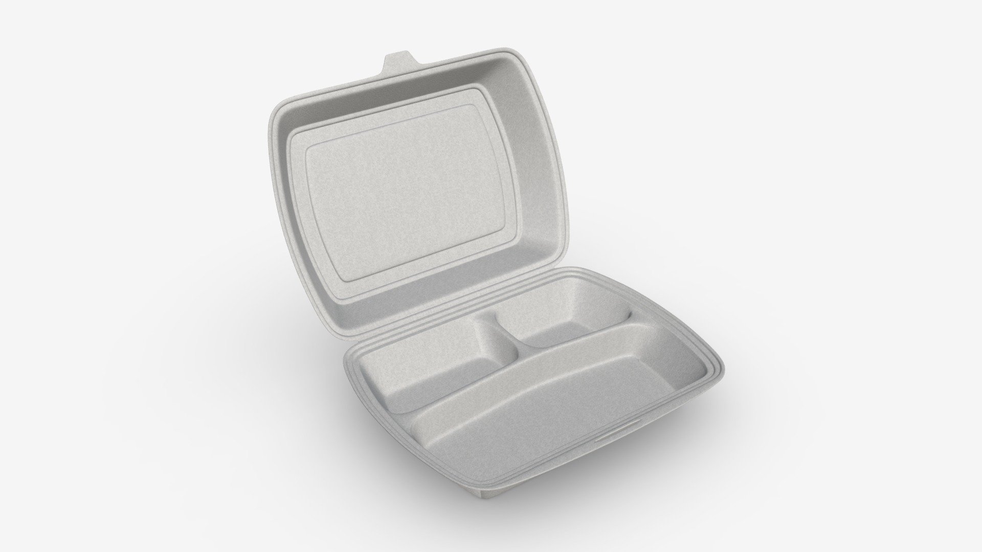Take-away lunch polystyrene box 02 - Buy Royalty Free 3D model by ...