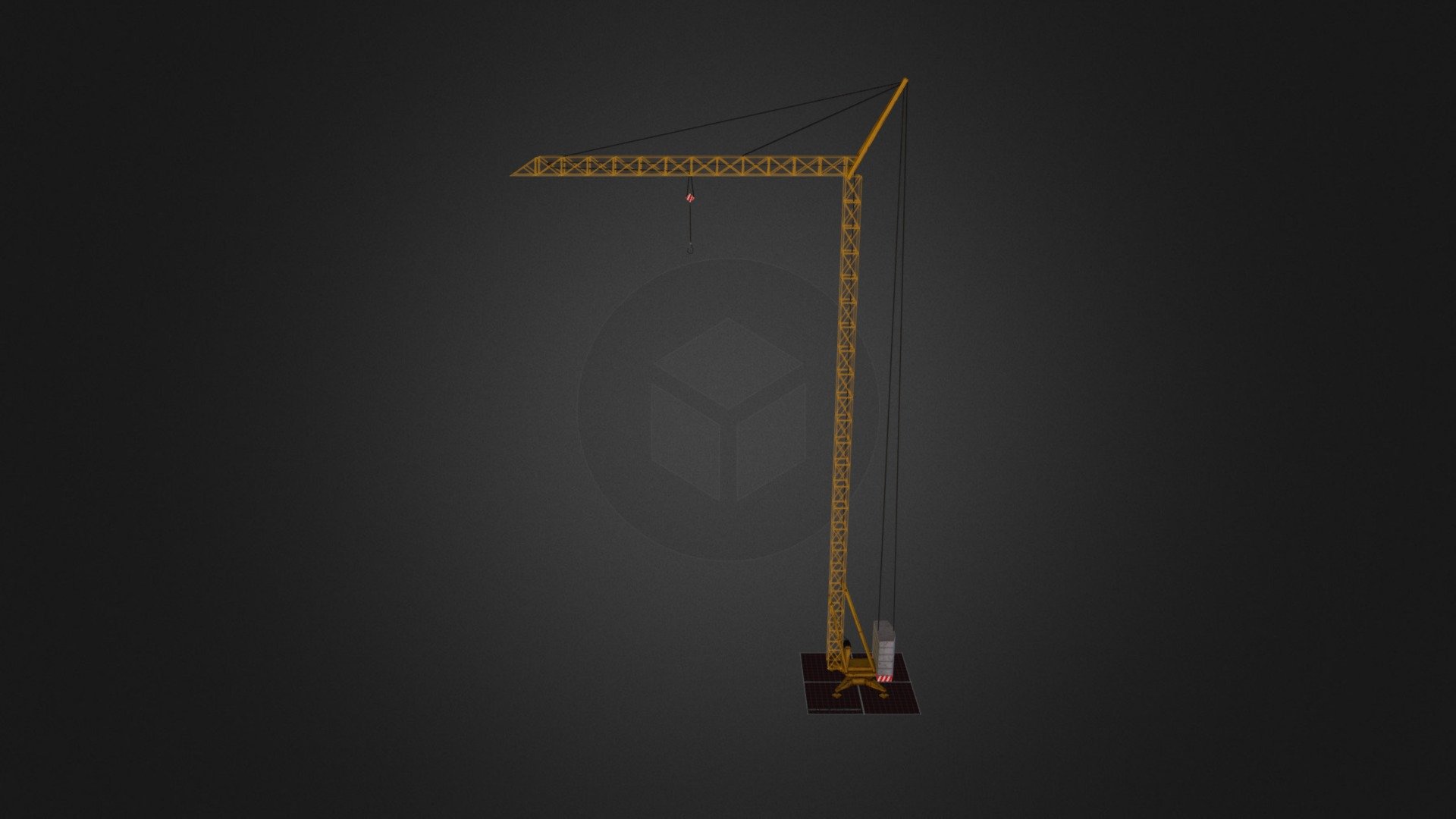Prop_Crane - 3D model by Jannes Drijkoningen (@jannesdrijkoningen ...