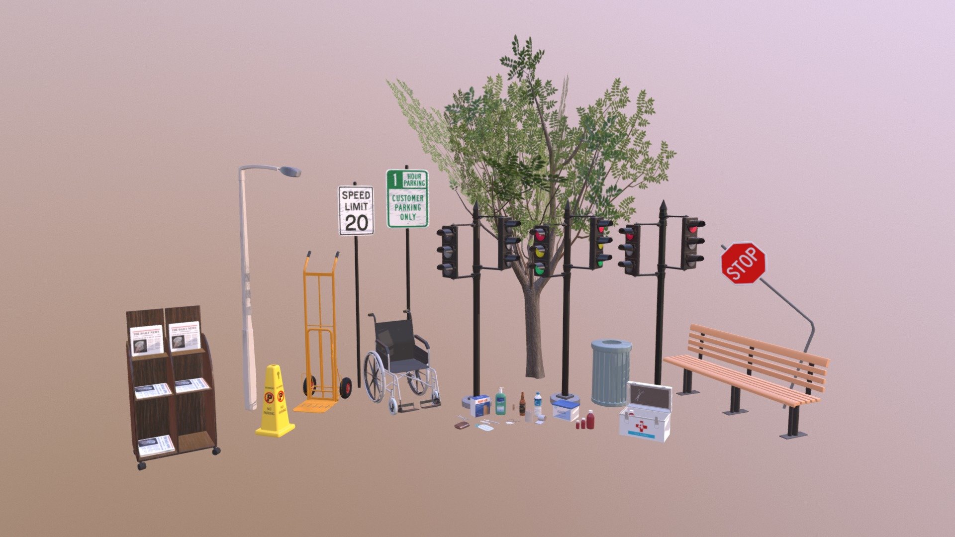 Paramedics Collection [Combined] - 3D model by elouisetrewartha ...