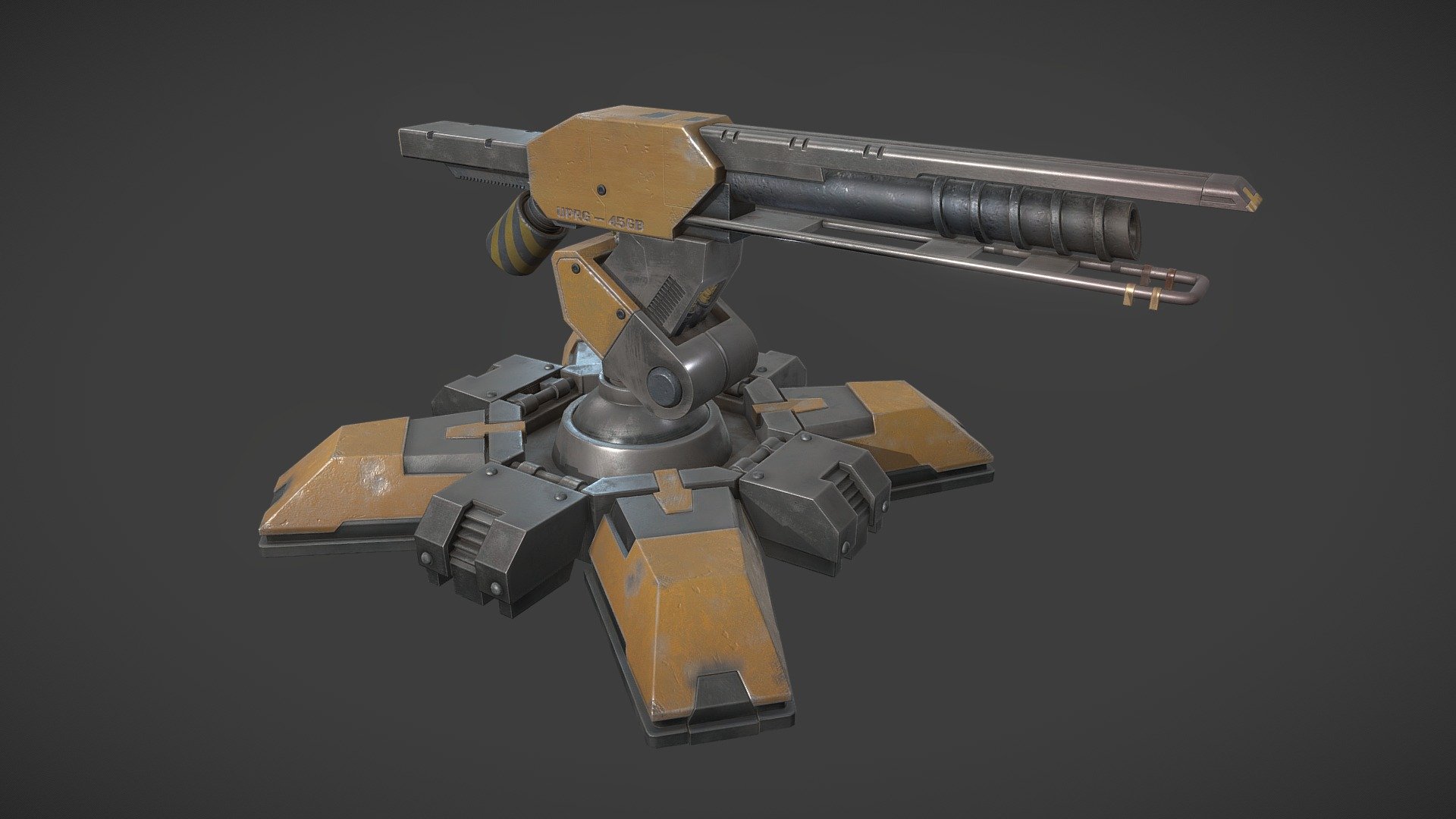 Rail_Turret - Download Free 3D model by Skotchet (@Skotcher) [59b72a8 ...