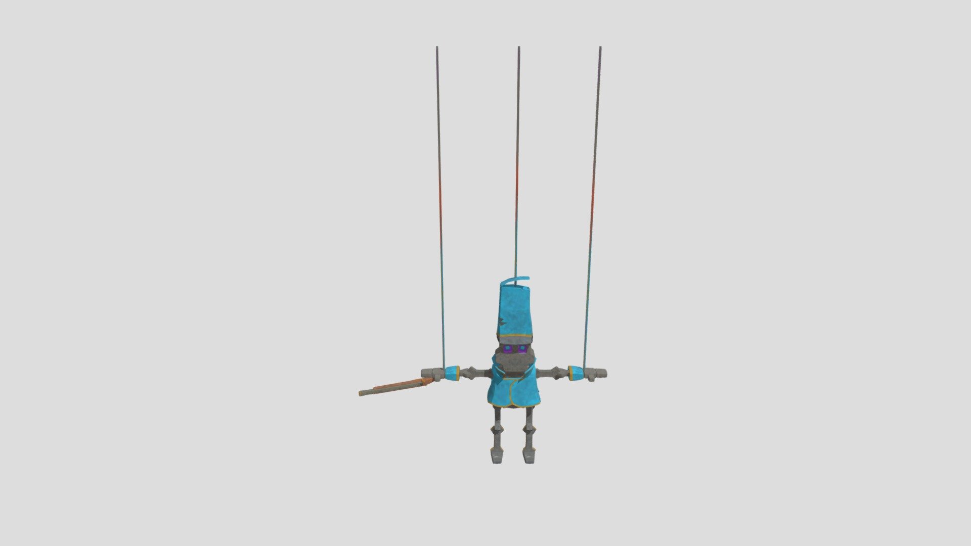 Rec room Miniboss Skeleton Belhop metal - Download Free 3D model by ...