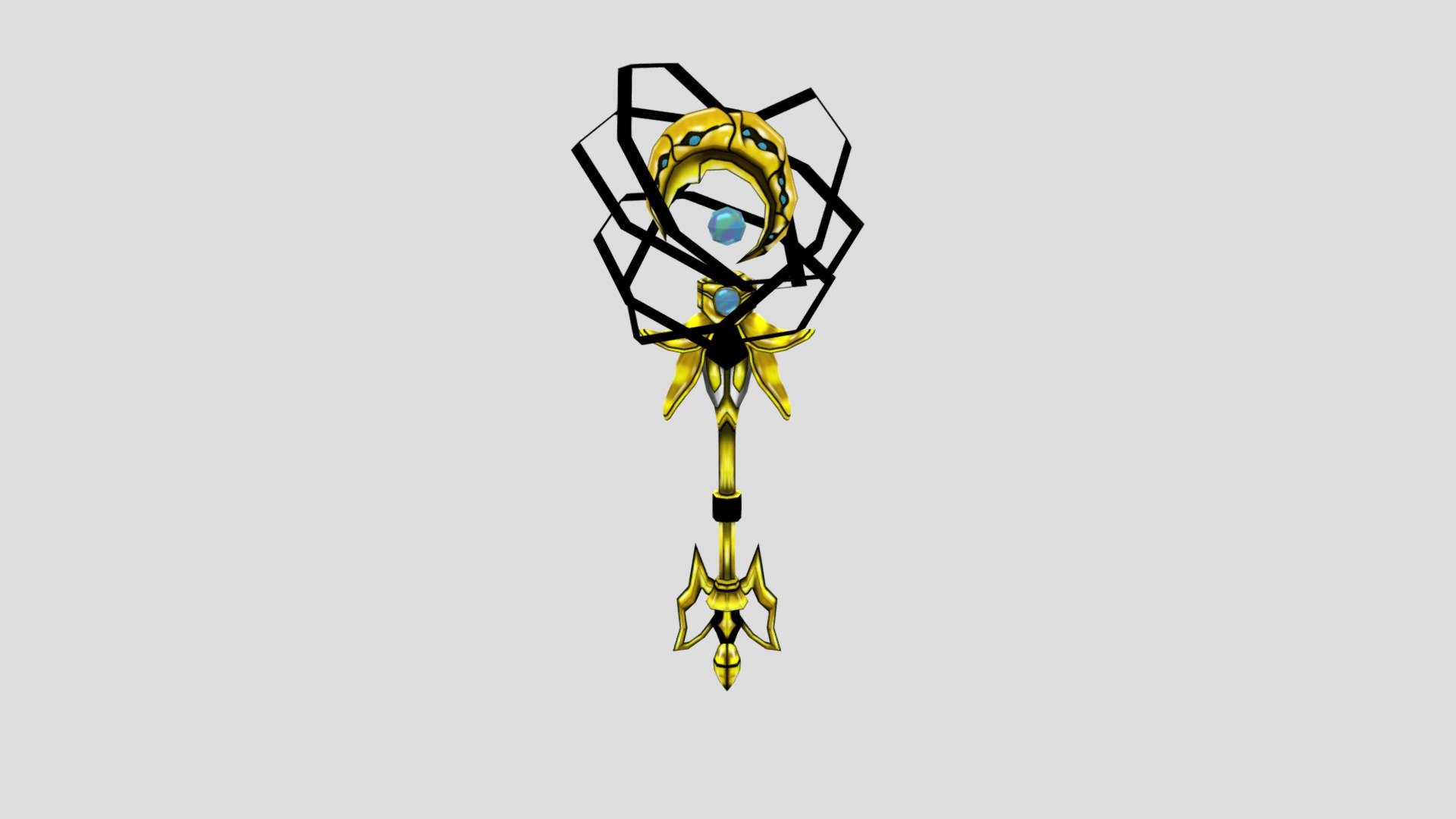 Custom Staff - 3D model by neves482 [59b9f5b] - Sketchfab