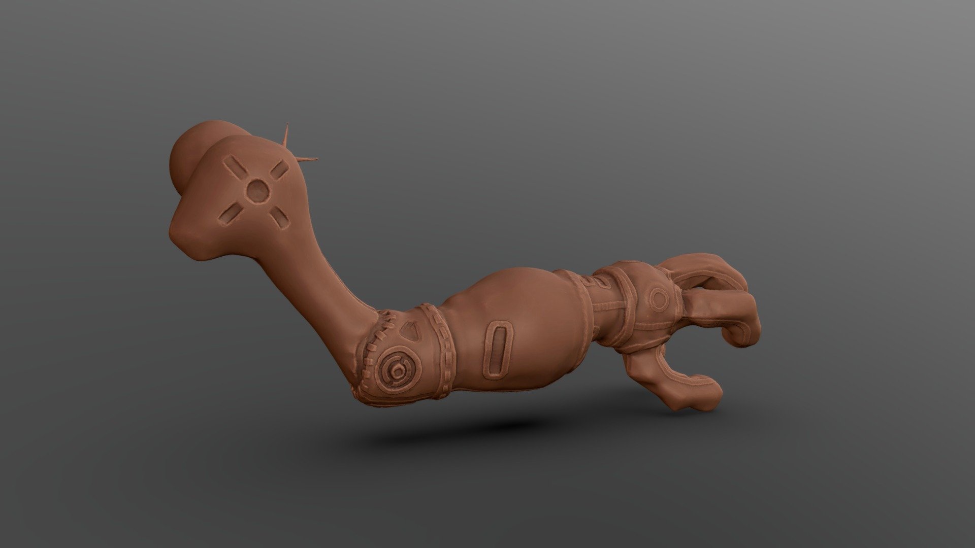 SculptJanuary2021 - Day 03 - Modular Limb - Download Free 3D model by ...