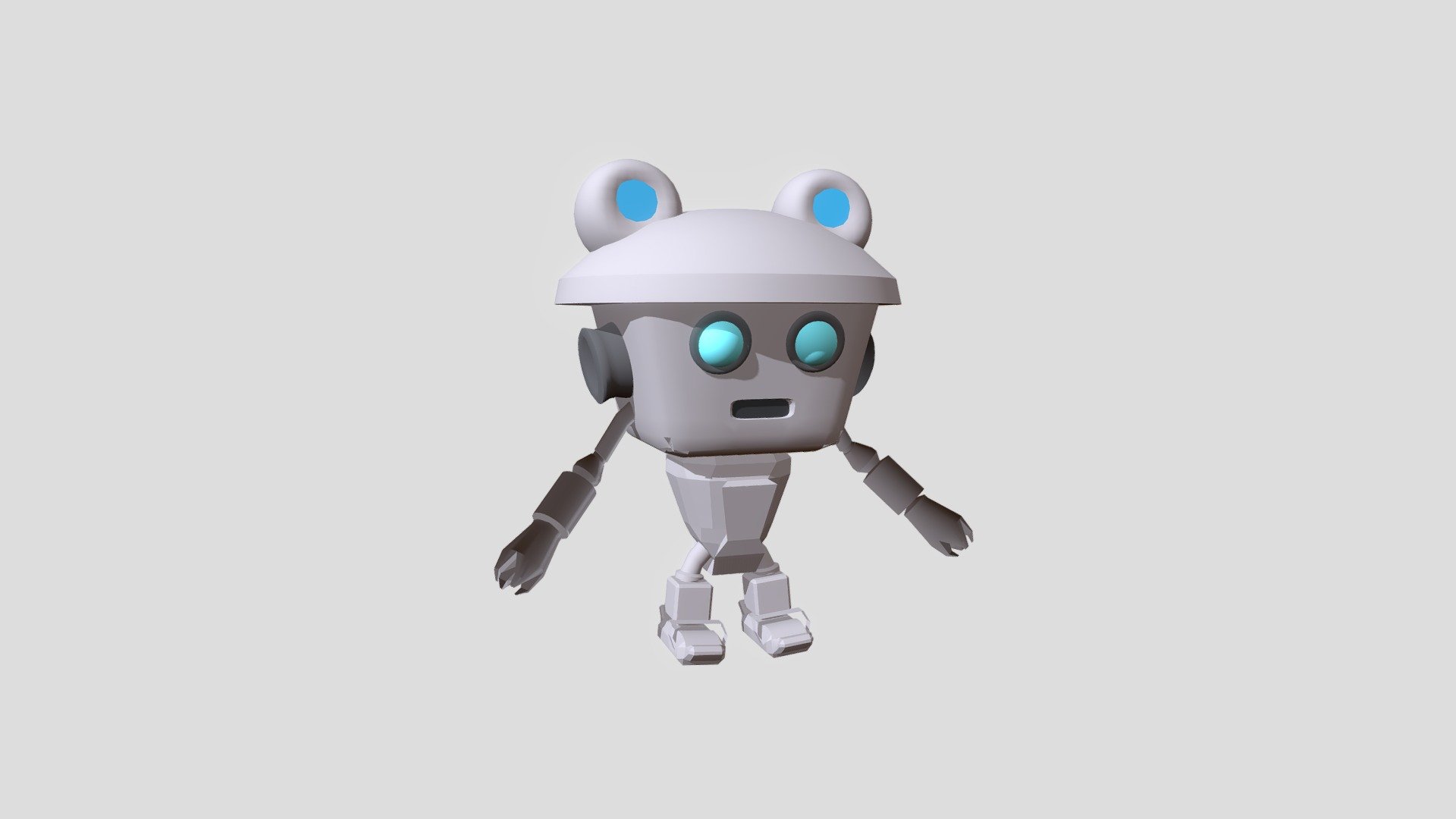 Robot mini - Download Free 3D model by AlexxxTrasT [59bb135] - Sketchfab