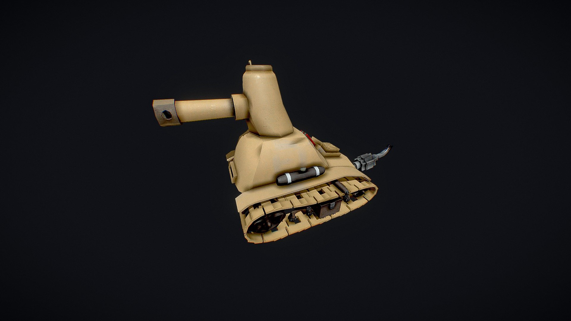 Toy Tank - Download Free 3D model by Tomasz P (@jezusek) [59bba82] - Sketchfab
