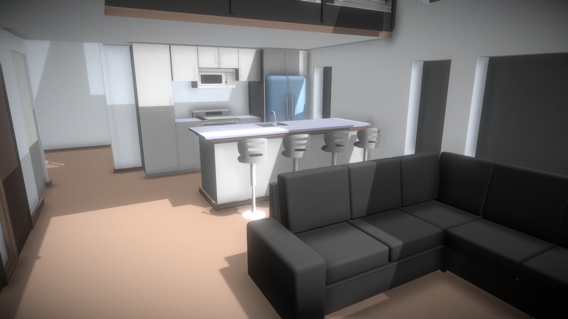 2 floor condo - Download Free 3D model by JamalBenjamin [59bcb37 ...