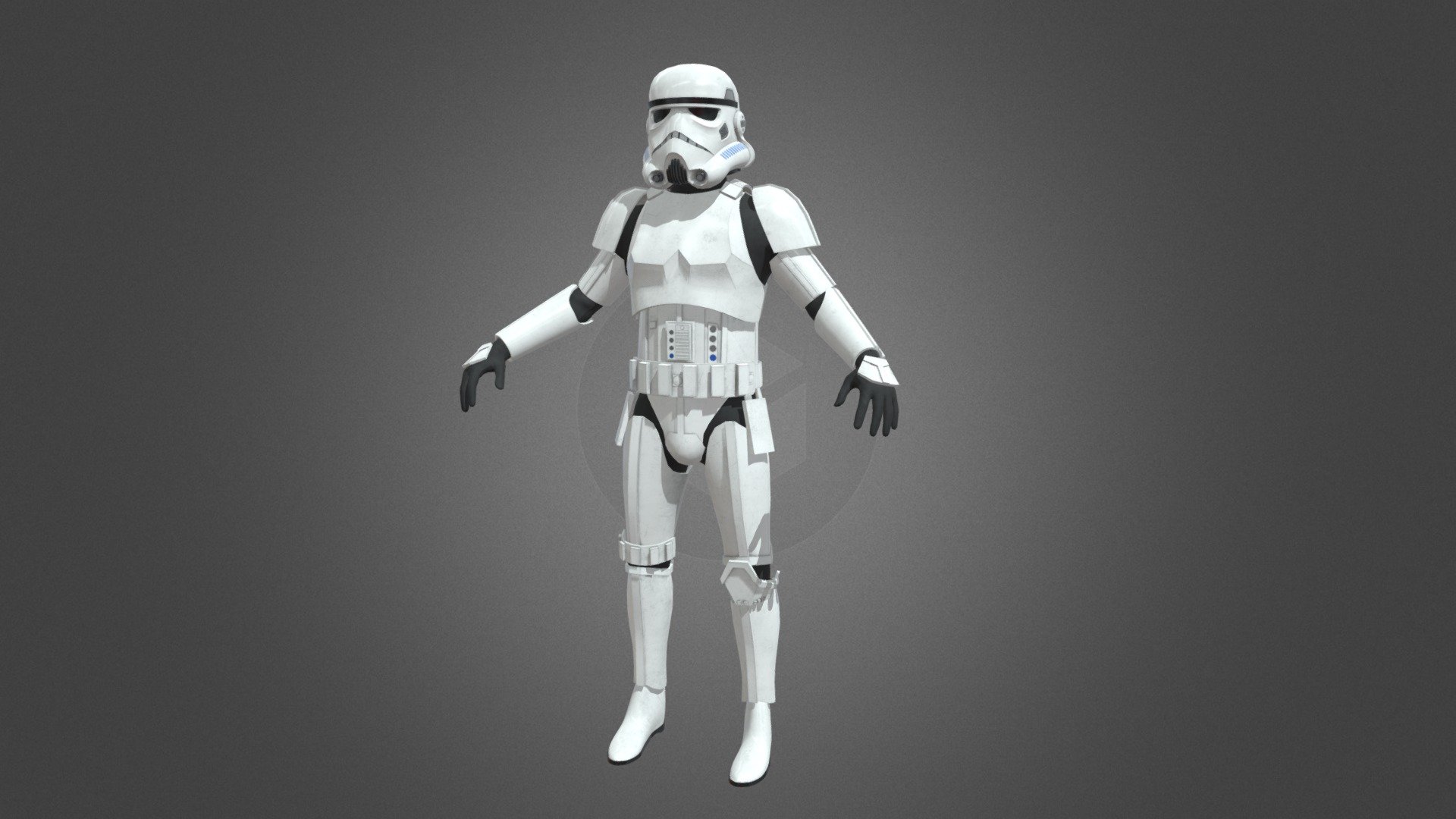 Star Wars: Imperial Stormtrooper - 3D model by Grady (@grady2104 ...