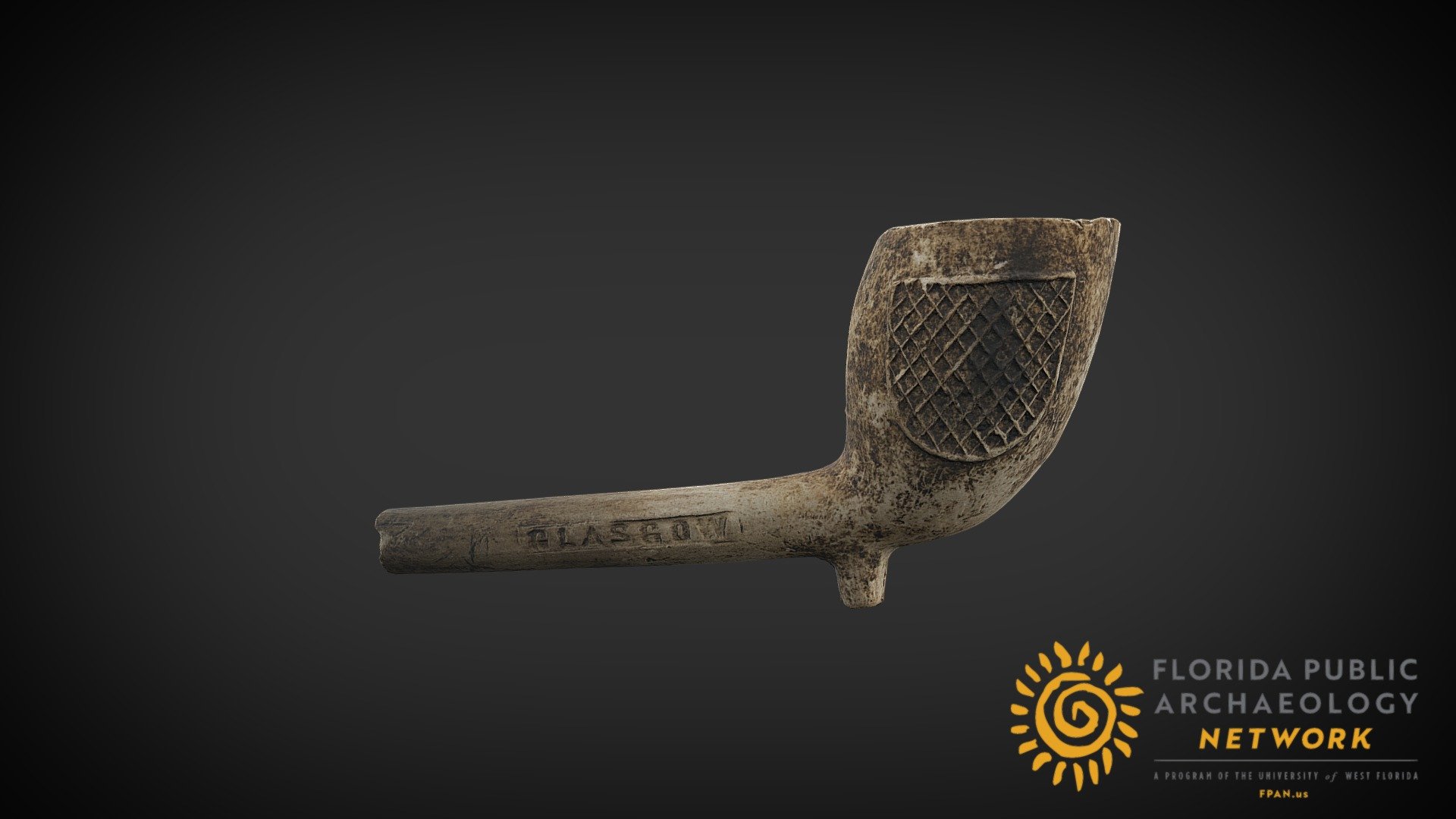 Davison Glasgow Kaolin Pipe - Download Free 3D model by Florida Public ...