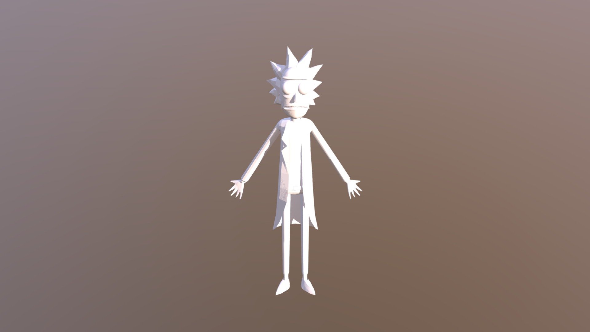 Rick Sanchez on Maya - 3D model by atmadrigal [59bef2a] - Sketchfab