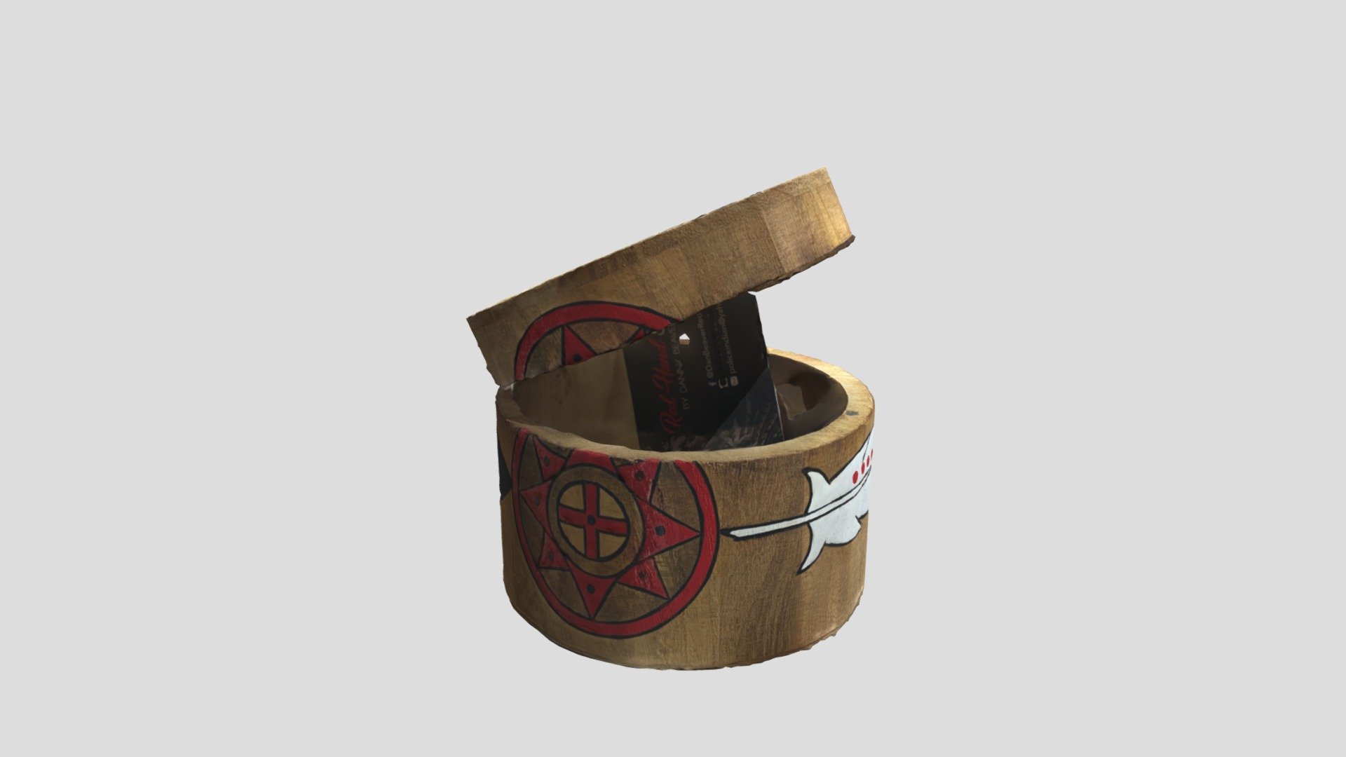 Open round box - 3D model by Czellner [59bfd52] - Sketchfab