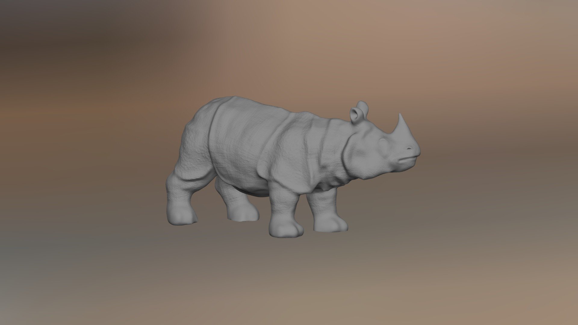 Rhinoceros - 3D model by valessi [59c02e1] - Sketchfab