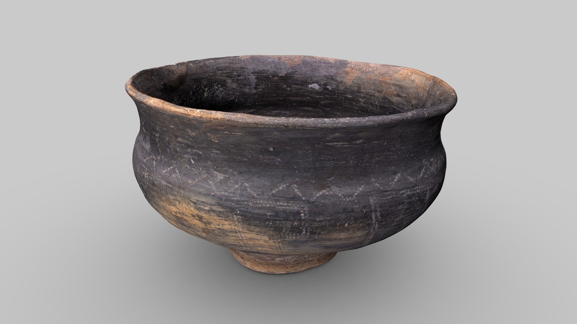 Bowl with meander decoration - Download Free 3D model by ...