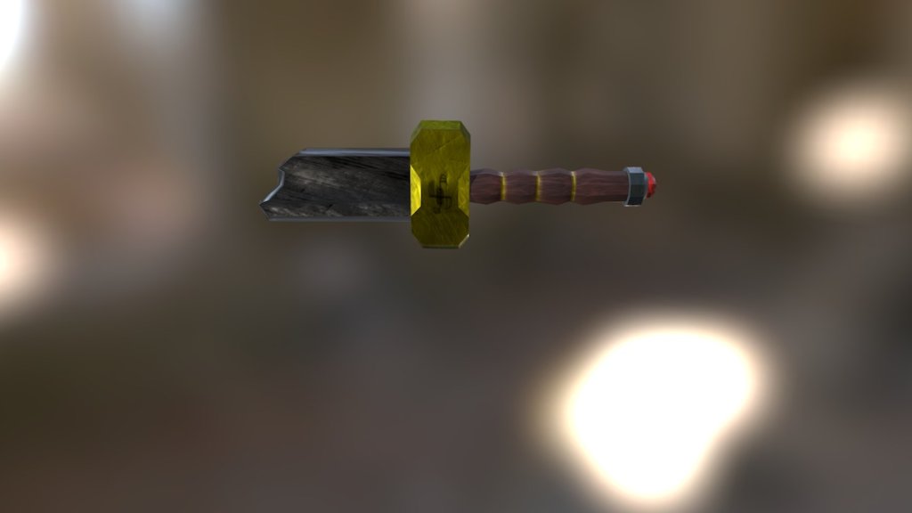 Broken Dagger - 3D model by Jessica Money (@PineappleSenpai) [59c0c52 ...