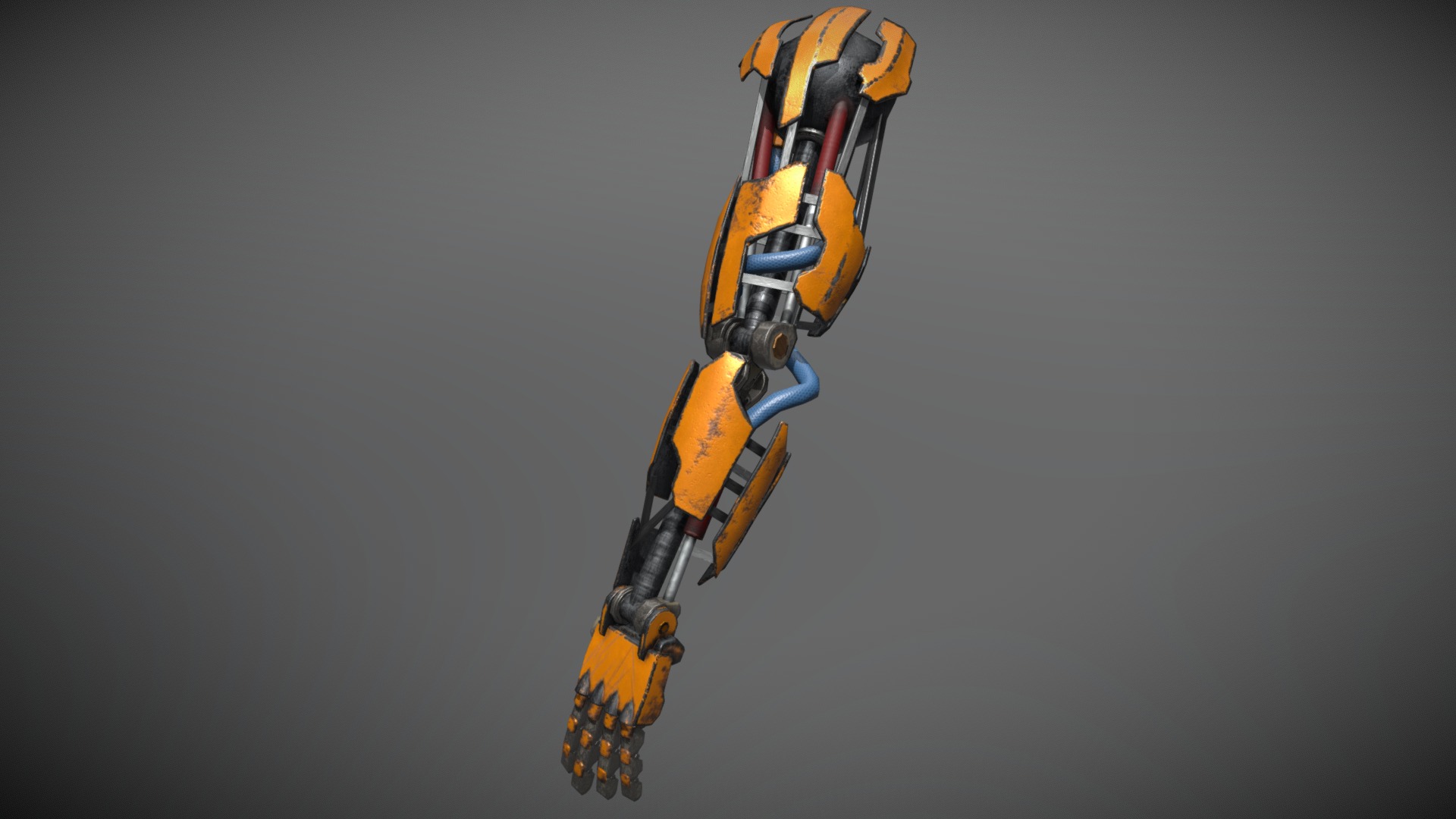 Mechanical Arm - 3D model by BigJ4ck [59c1226] - Sketchfab