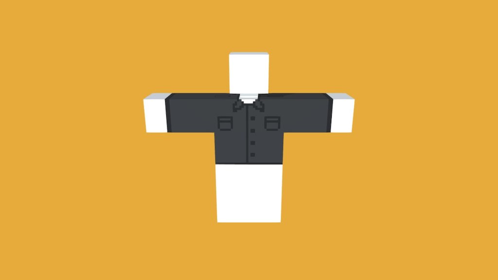 Unturned - Black Social Shirt - 3D model by Godrax [59c39dd] - Sketchfab