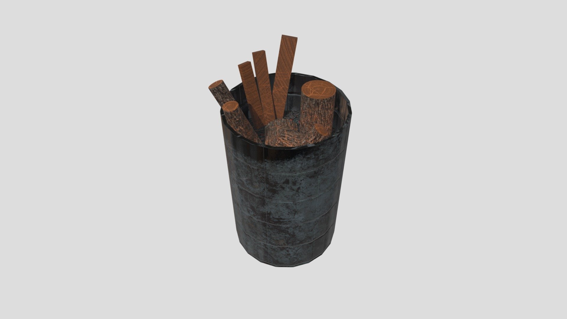 Barrel Fire - Download Free 3D model by Claire Combs (@Claire_Combs ...