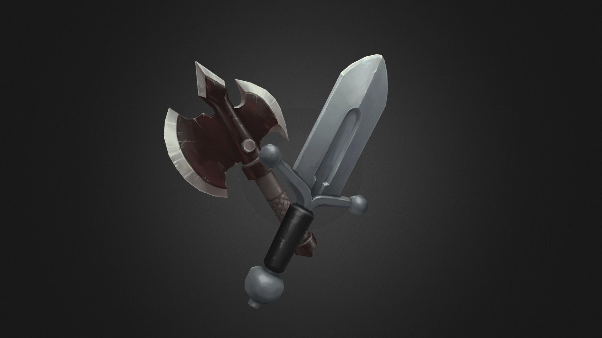 20 Handpainted Weapons - 3D model by Tommy Tallian (@ttallian) [59c5d22 ...