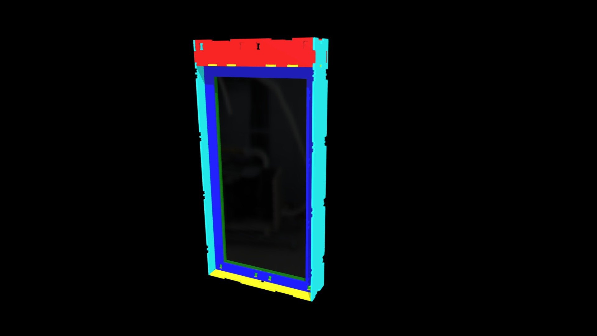 Door M1 window version (4mm MDF laser model) - Download Free 3D model ...