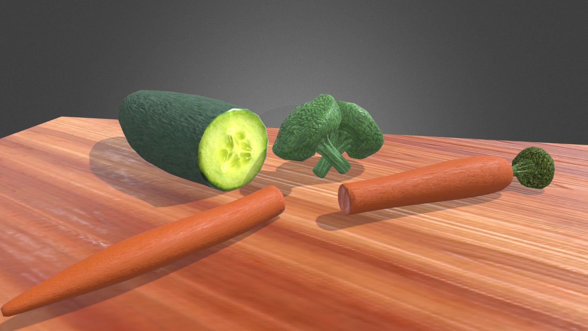 Veggies - Download Free 3D model by cgbilz [59c97f3] - Sketchfab