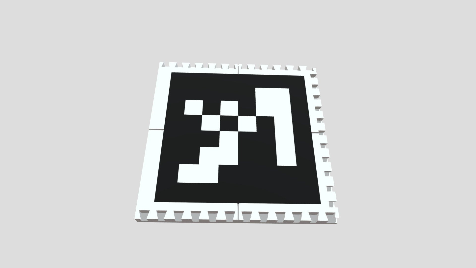 apriltag 36h11 dp#131 - 3D model by Bau-3d [59c98c3] - Sketchfab